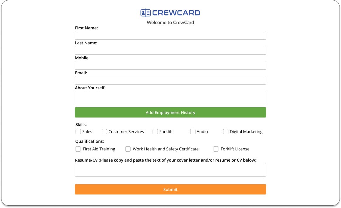 CrewCard - Staff Scheduling and Management