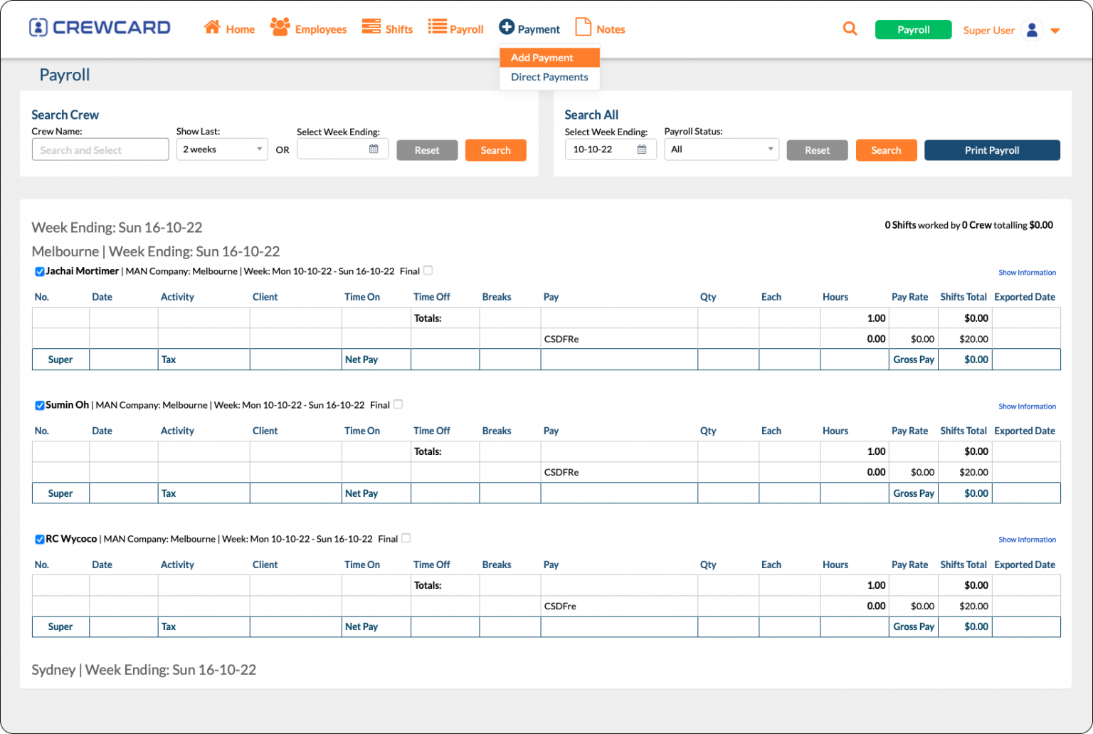 Payroll FAQs | Payroll Management Tools | CrewCard